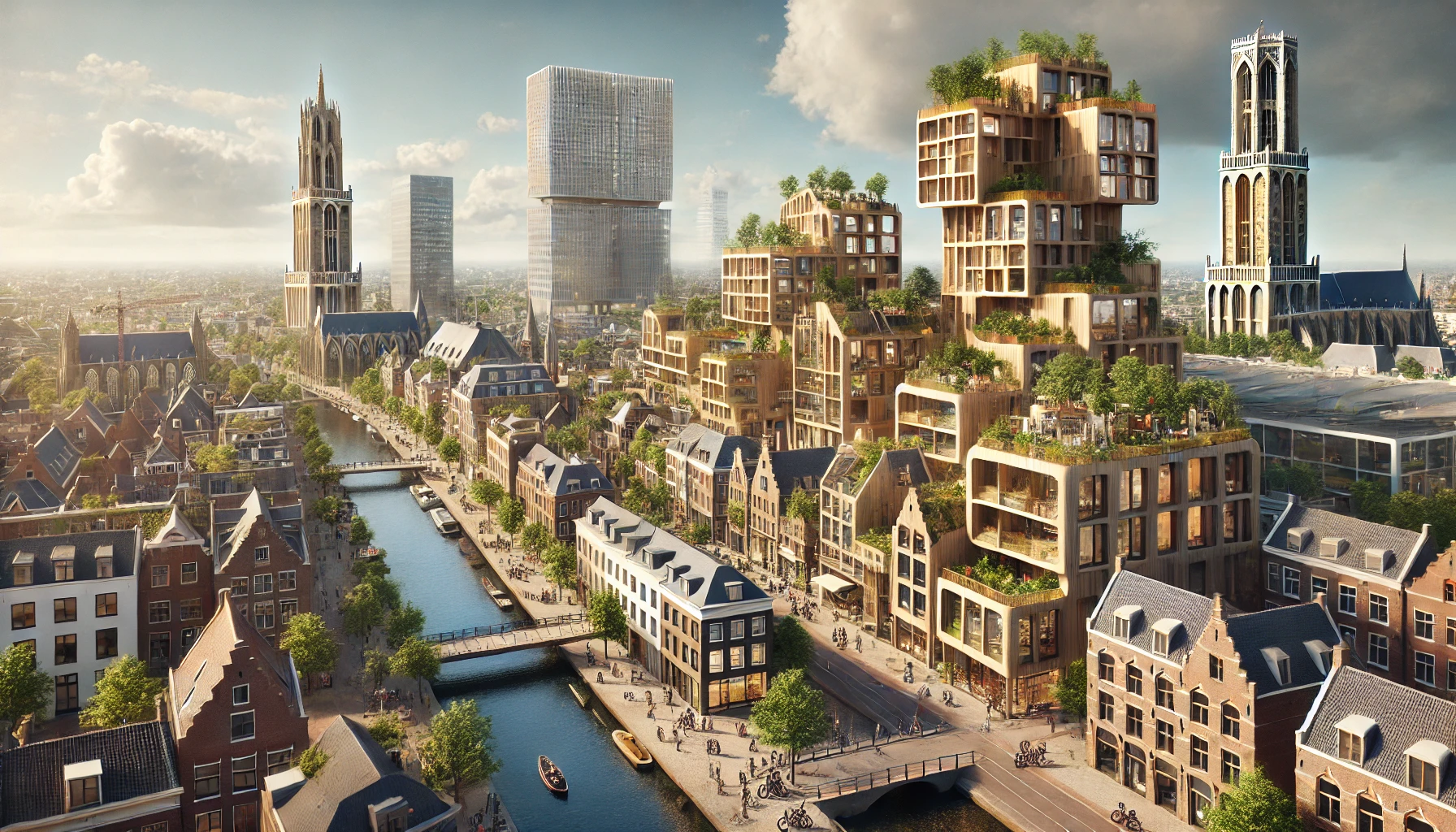 Utrecht in 2074: een visie op de duurzame en futuristische stad ...